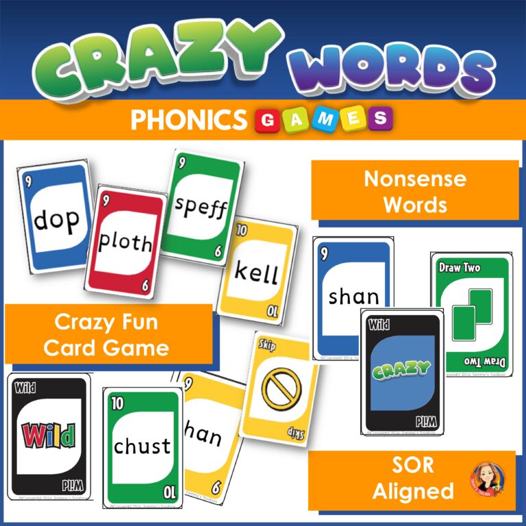 Decoding Nonsense Words Phonics Game | Made By Teachers