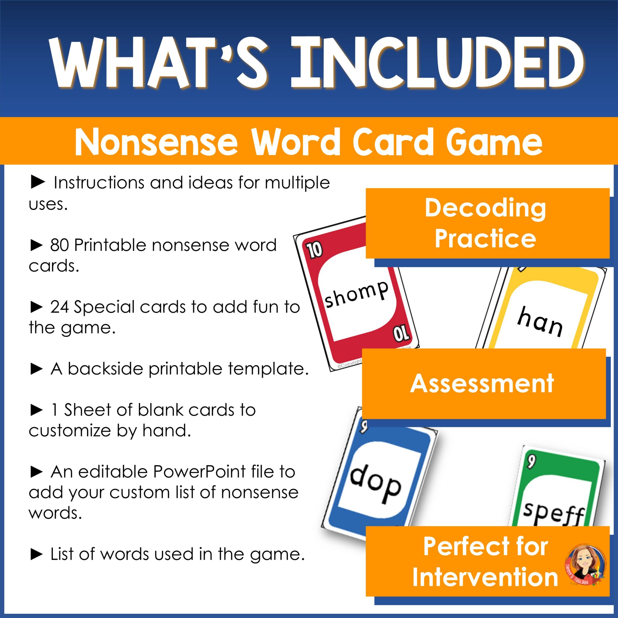 Decoding Nonsense Words Phonics Game | Made By Teachers