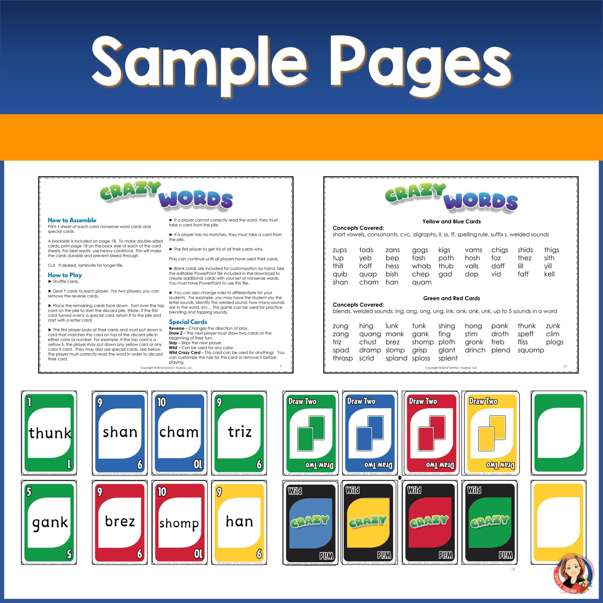 Decoding Nonsense Words Phonics Game | Made By Teachers