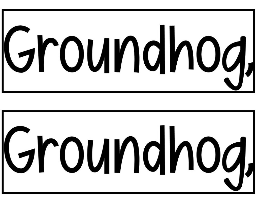 Mr. Groundhog {Pocket Chart Activities} | Made By Teachers