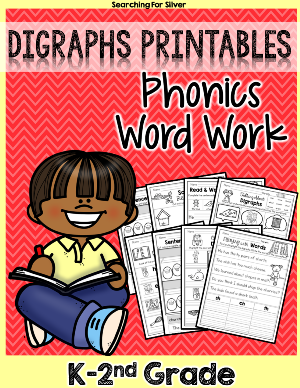 Digraphs Phonics Word Work NO-PREP! - Made By Teachers