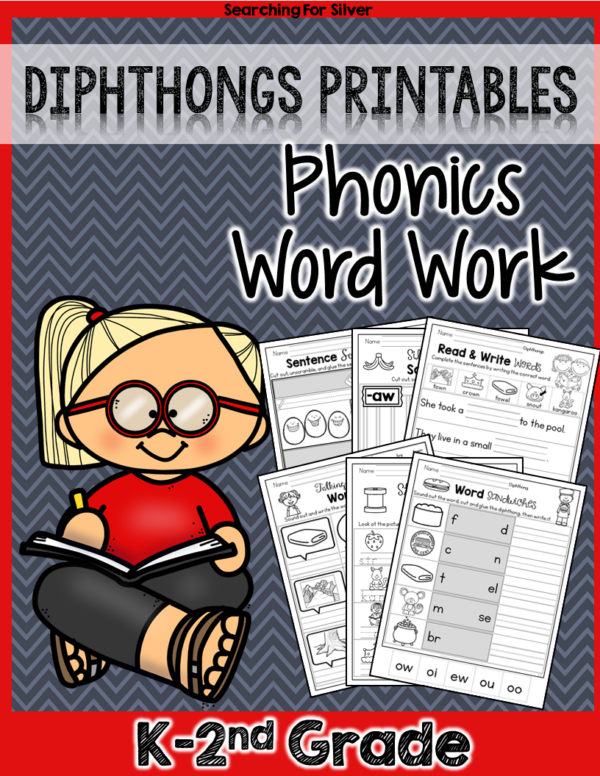Diphthongs Phonics Word Work NO-PREP! | Made By Teachers