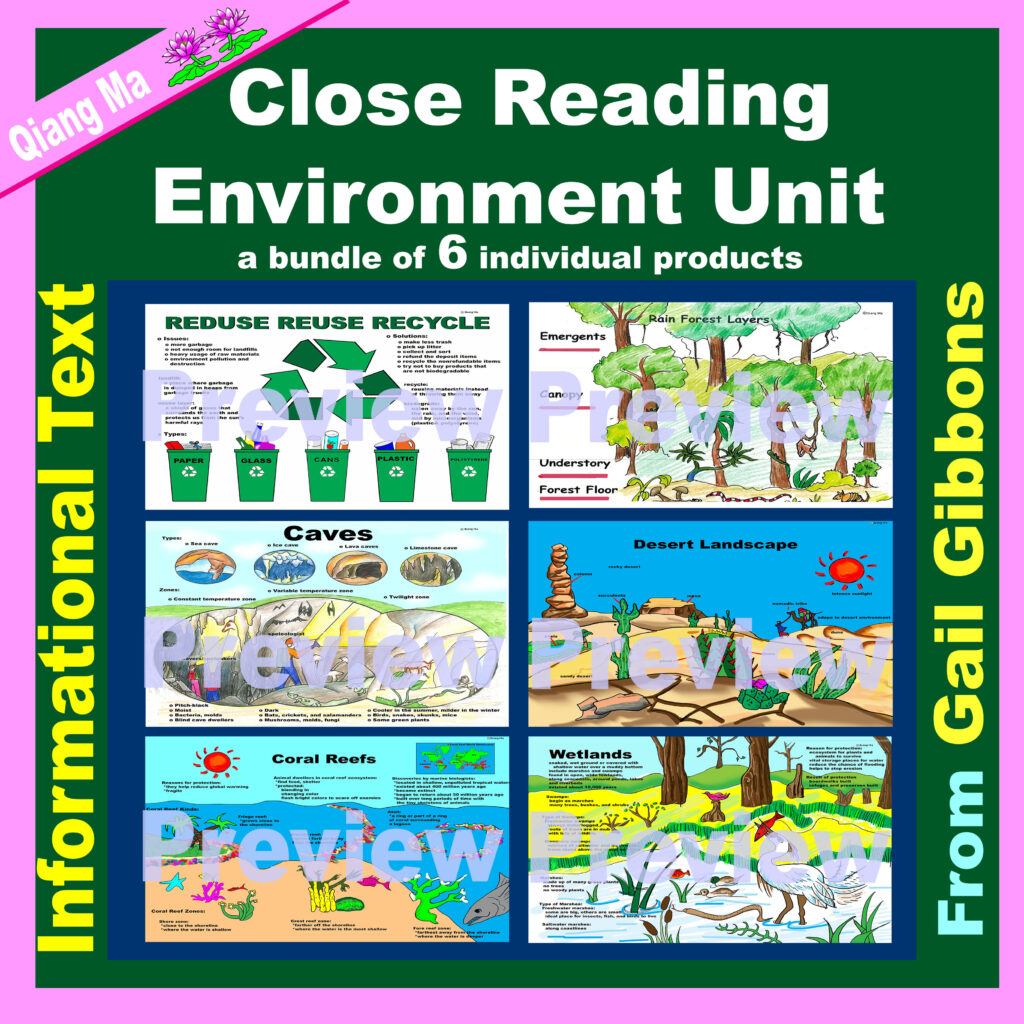 Close Reading: Environment Unit | Made By Teachers