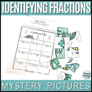 Identifying Fractions Mystery Pictures Math Puzzles | Made By Teachers