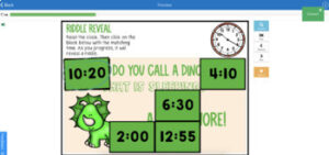 Telling Time to 5 Minutes Riddle Reveal Telling Time Boom Cards | Made ...