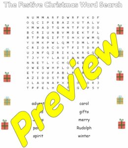 10 Festive Christmas Word Searches - Includes Answers | Made By Teachers