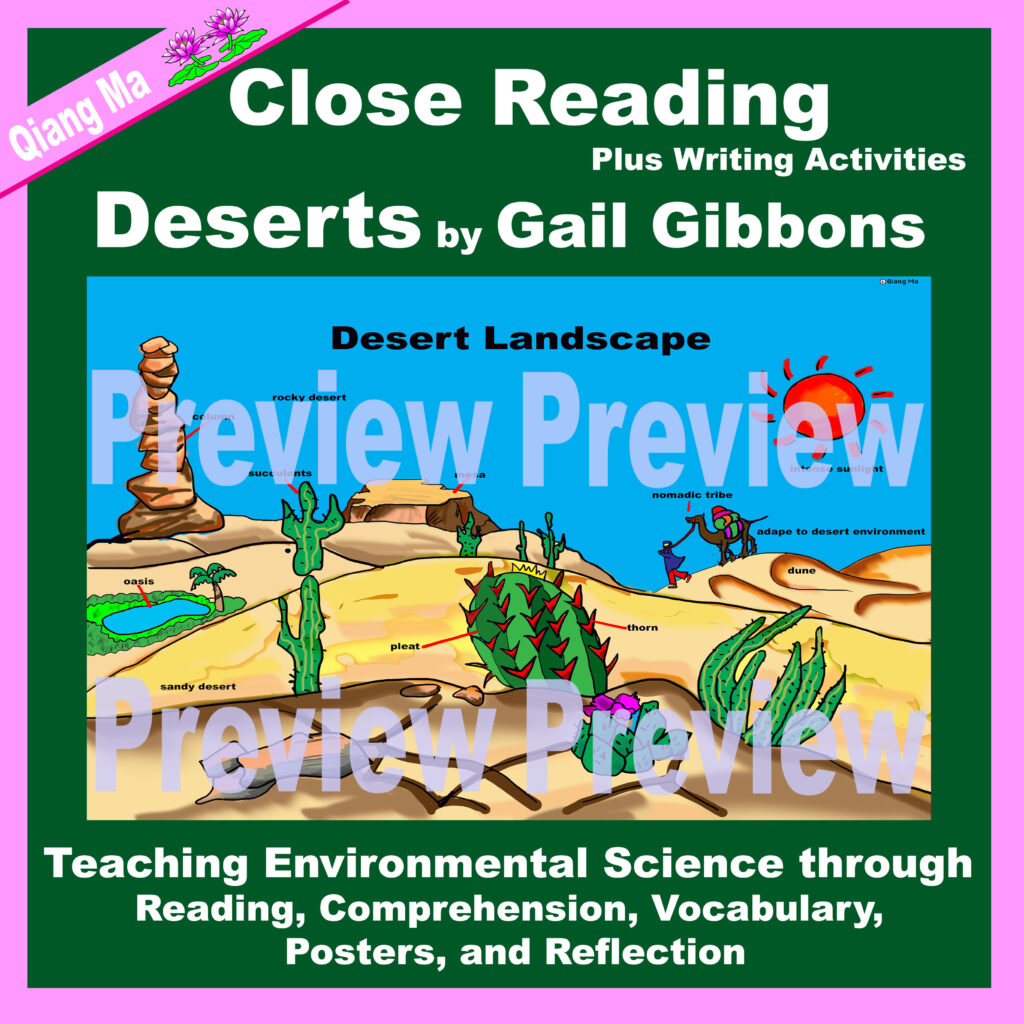 Close Reading: Deserts by Gail Gibbons | Made By Teachers