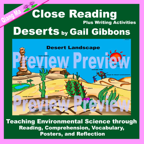 Close Reading: Deserts by Gail Gibbons | Made By Teachers