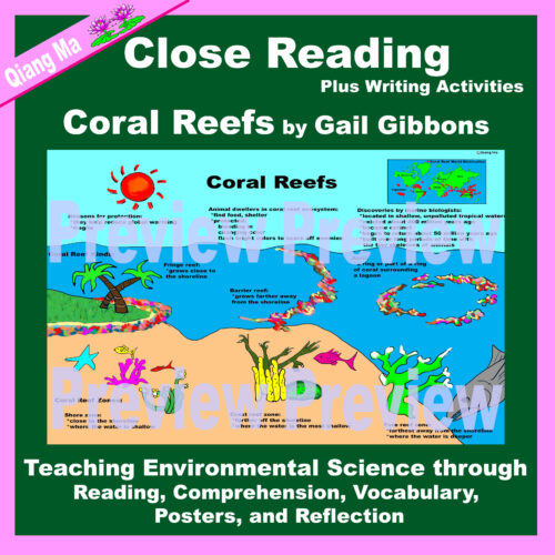 Close Reading: Coral Reefs by Gail Gibbons | Made By Teachers