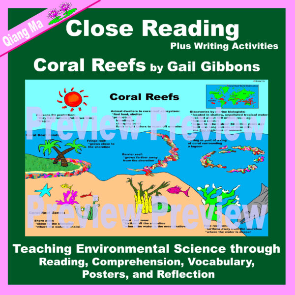 Close Reading: Coral Reefs by Gail Gibbons | Made By Teachers