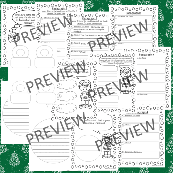 Holiday Traditions Writing - Made By Teachers