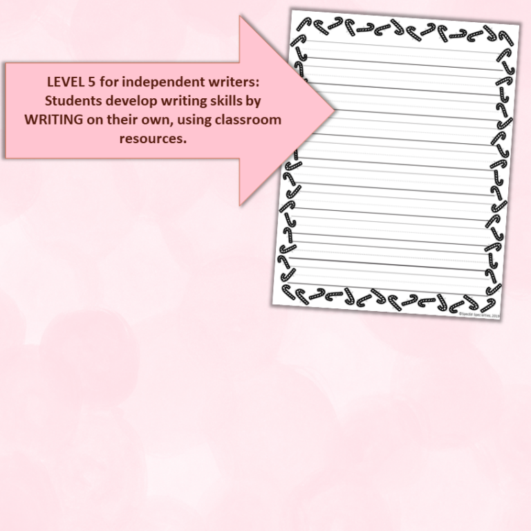 Letter to Santa Christmas Differentiated Writing for Special Education ...