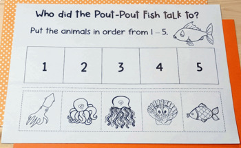 The Pout-Pout Fish Sequencing Activity | Made By Teachers