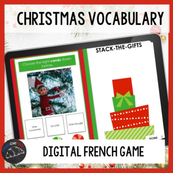 French Christmas vocabulary digital game | Made By Teachers