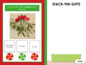 French Christmas vocabulary digital game | Made By Teachers