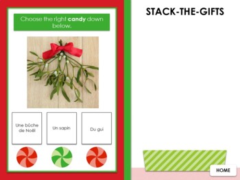 French Christmas vocabulary digital game | Made By Teachers
