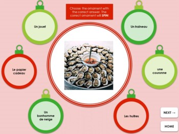 French Christmas vocabulary digital game | Made By Teachers