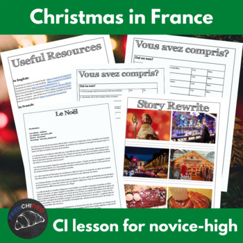 French Comprehensible Input Lesson | Le Noël | Made By Teachers