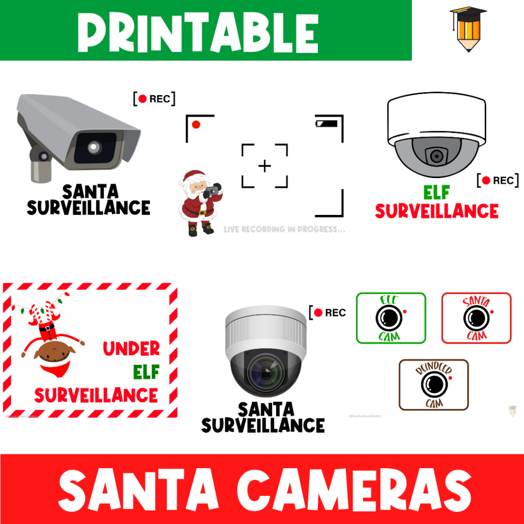 Santa Cam | Elf Cam | Christmas Decor | Christmas Activities | Elf on a ...