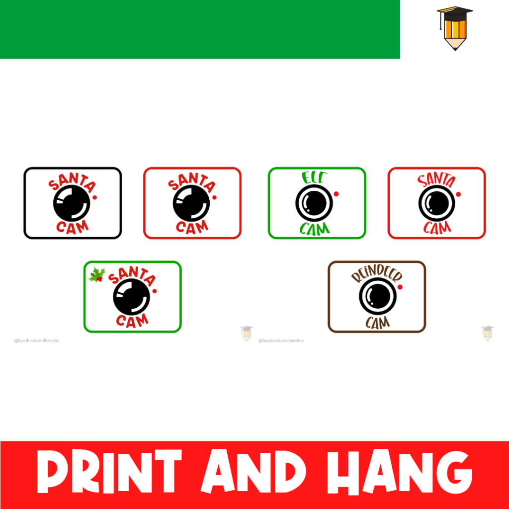 Santa Cam | Elf Cam | Christmas Decor | Christmas Activities | Elf on a ...