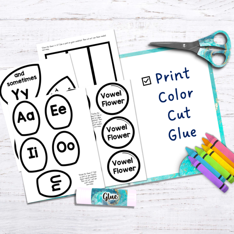 Vowel Flowers Craft | Made By Teachers