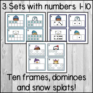 Winter Themed Count the Room | Math Center and Activity | Numbers 1 to ...