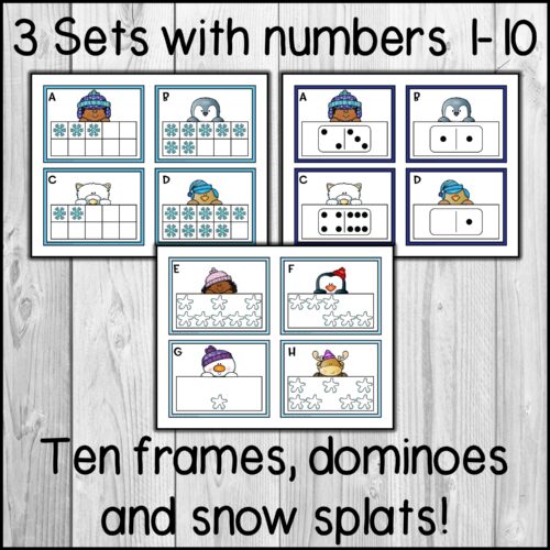 Winter Themed Count the Room | Math Center and Activity | Numbers 1 to ...