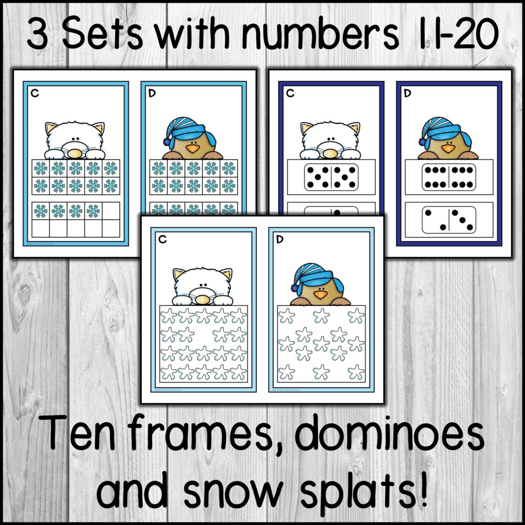 Winter Themed Count the Room | Math Center and Activity | Numbers 1 to ...