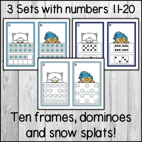 Winter Themed Count the Room | Math Center and Activity | Numbers 1 to ...