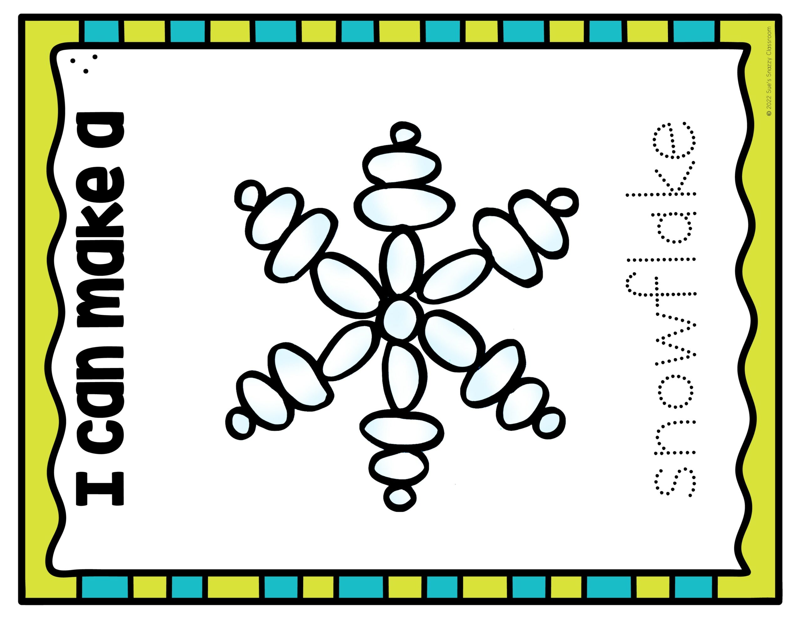 Winter Playdough Cards and Mats | Fine Motor Skills Practice Activities ...