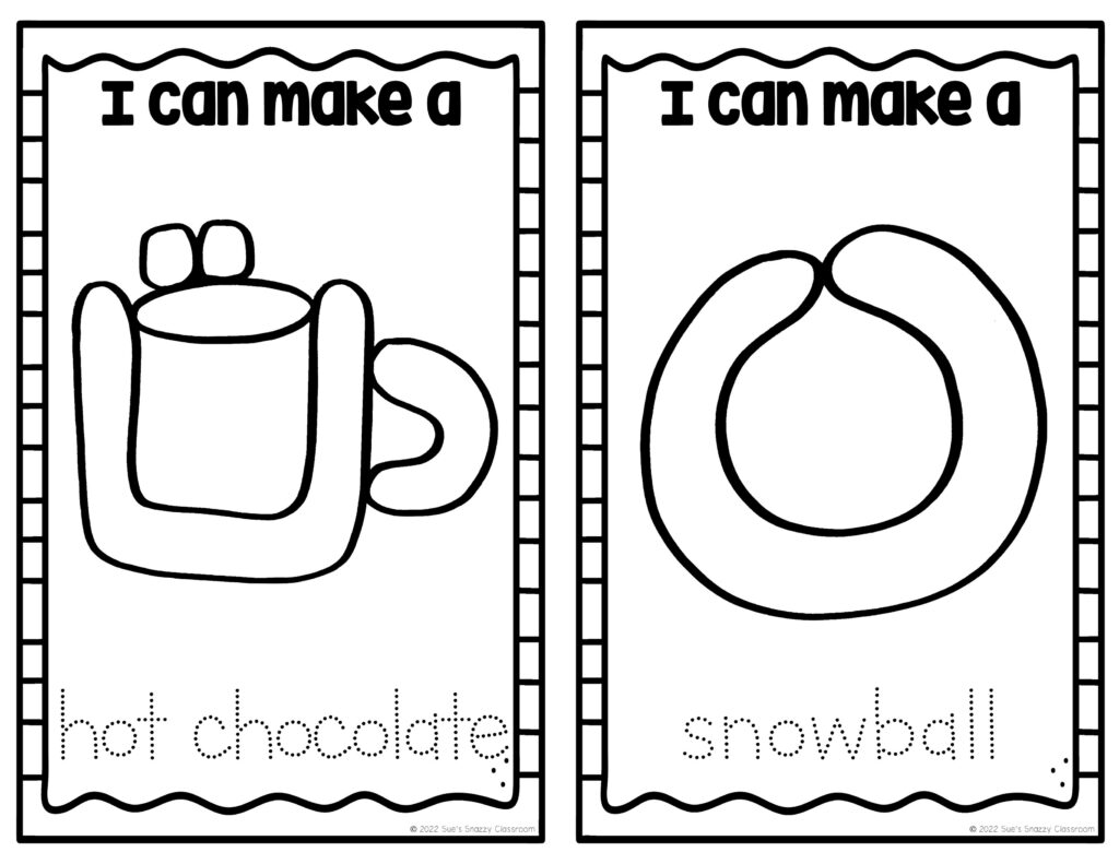 Winter Playdough Cards and Mats | Fine Motor Skills Practice Activities ...