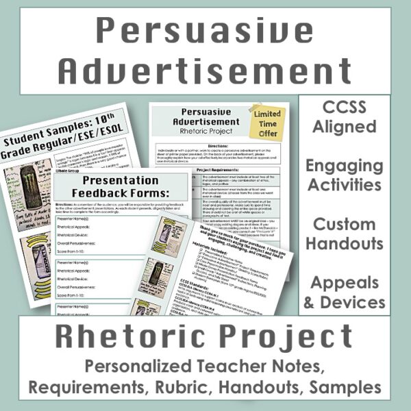 Persuasive Advertisement Rhetoric Project: Requirements, Rubric ...