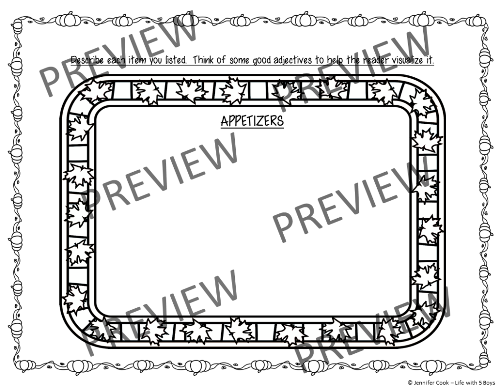 My Thanksgiving Feast Flipbook Activity | Made By Teachers