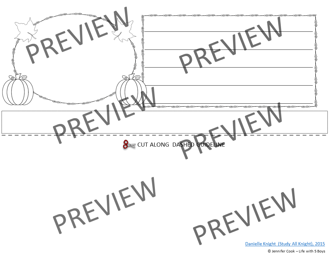 My Thanksgiving Feast Flipbook Activity | Made By Teachers
