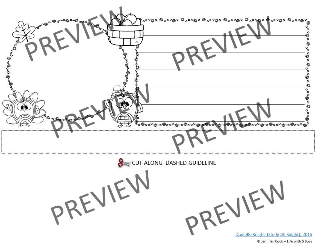 My Thanksgiving Feast Flipbook Activity - Made By Teachers