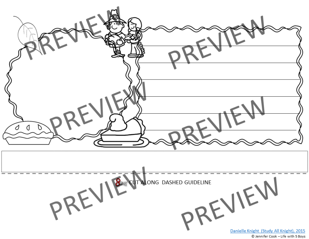 My Thanksgiving Feast Flipbook Activity - Made By Teachers