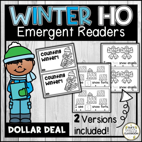 Winter Counting 1-10 | Emergent Reader | Reading Fluency Practice ...