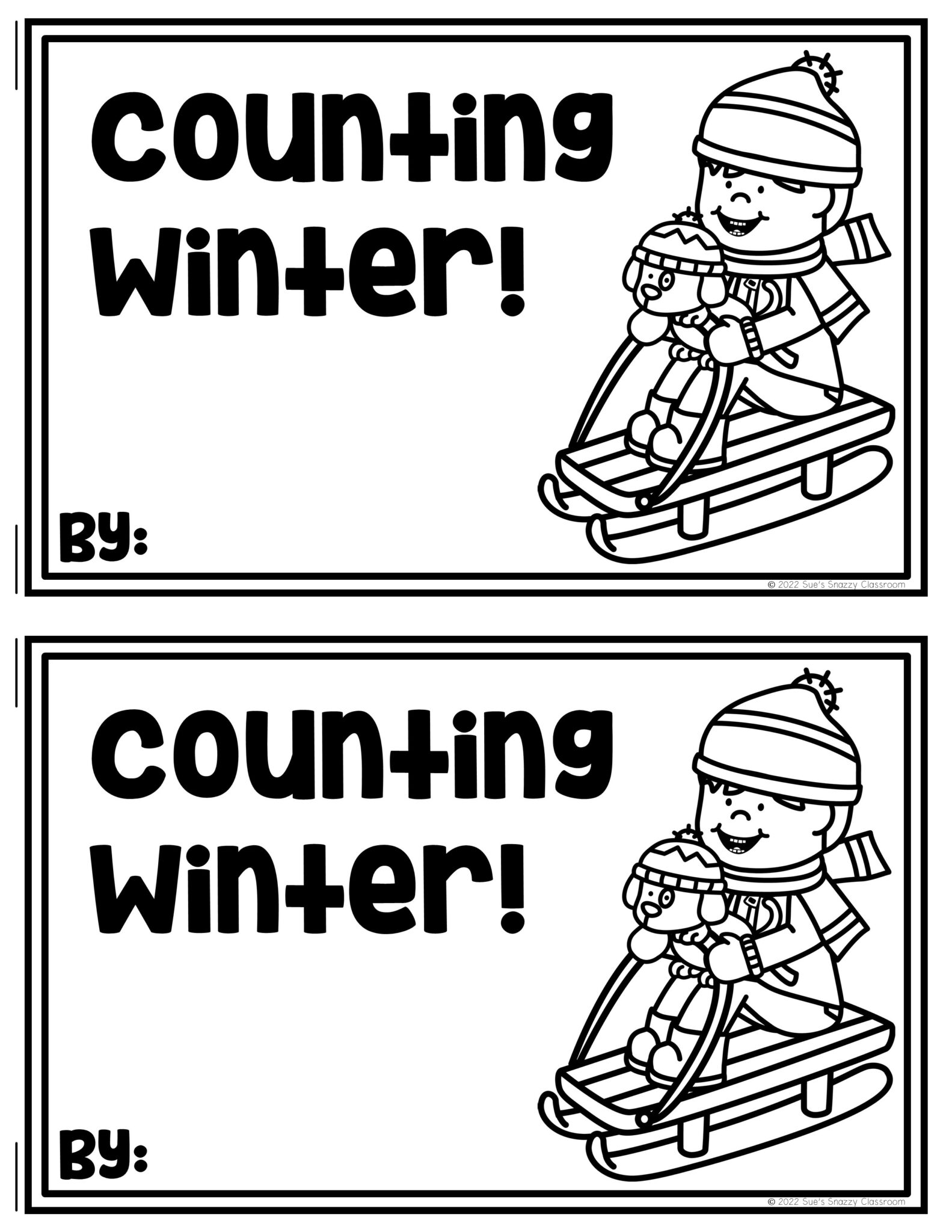 Winter Counting 1-10 | Emergent Reader | Reading Fluency Practice ...