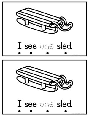 Winter Counting 1-10 | Emergent Reader | Reading Fluency Practice ...