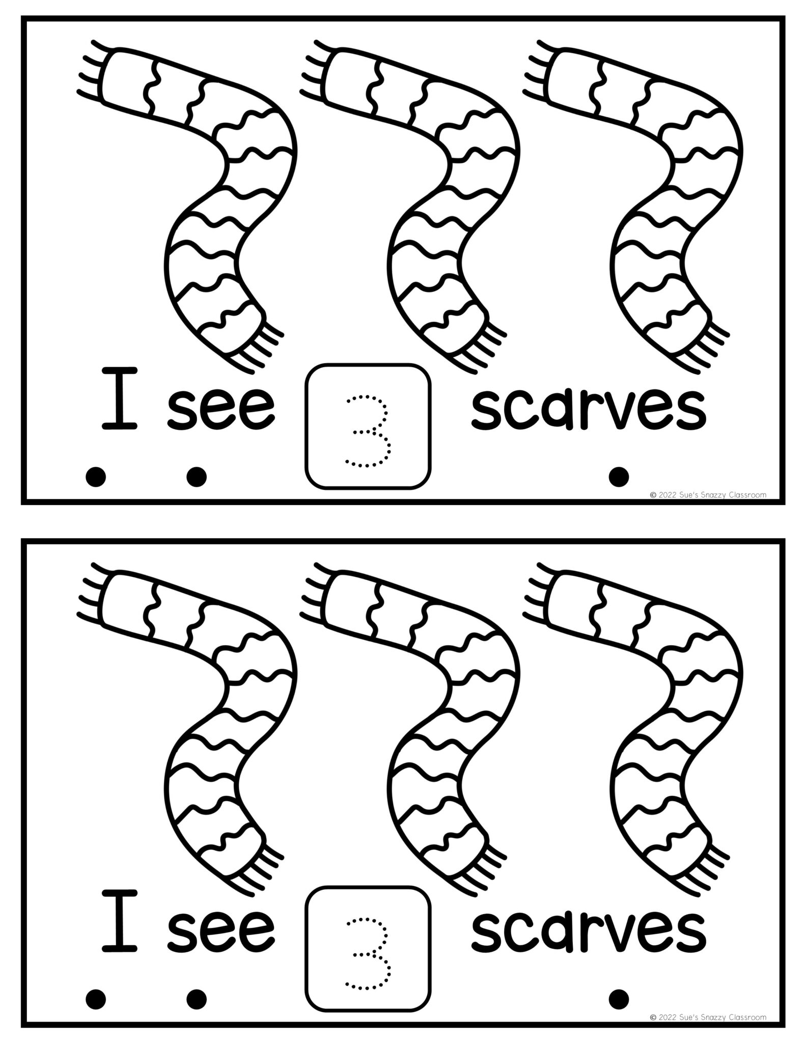 Winter Counting 1-10 | Emergent Reader | Reading Fluency Practice ...