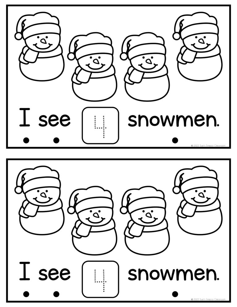 Winter Counting 1-10 | Emergent Reader | Reading Fluency Practice ...