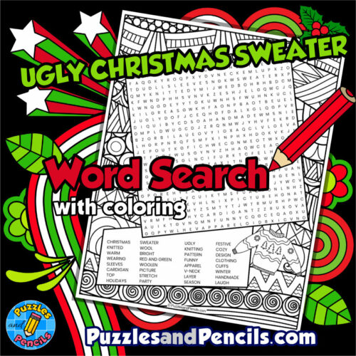 Famous Authors Word Search Puzzle Activity Page with Coloring ...