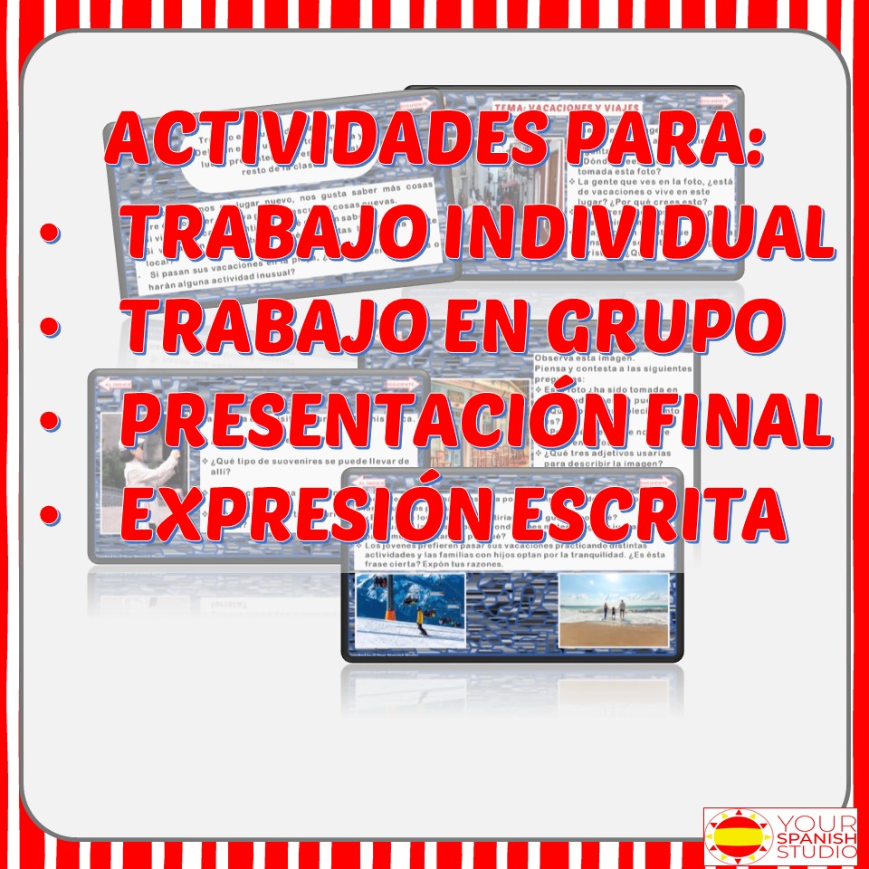 AP SPANISH SPEAKING EXAM PREPARACIÓN PARA EXAMEN ORAL VACACIONES Y ...