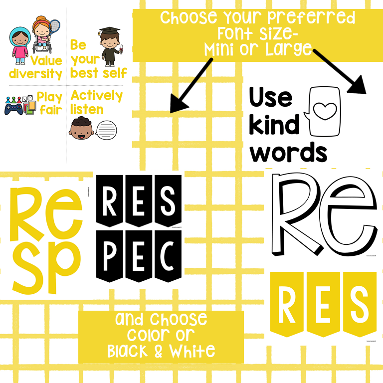 Respect Bulletin Board, Banner, & Activity | Made By Teachers