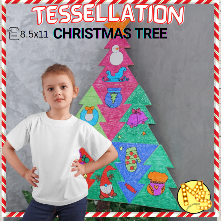 Tessellation Christmas Tree Paper Craft ,Workshop Collaborative Art ...