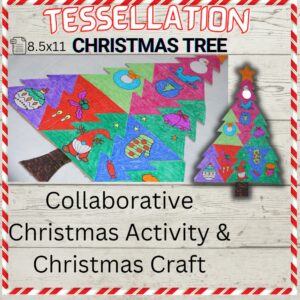 Tessellation Christmas Tree Paper Craft ,Workshop Collaborative Art ...