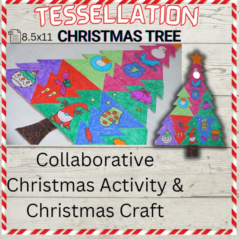 Tessellation Christmas Tree Paper Craft ,Workshop Collaborative Art ...