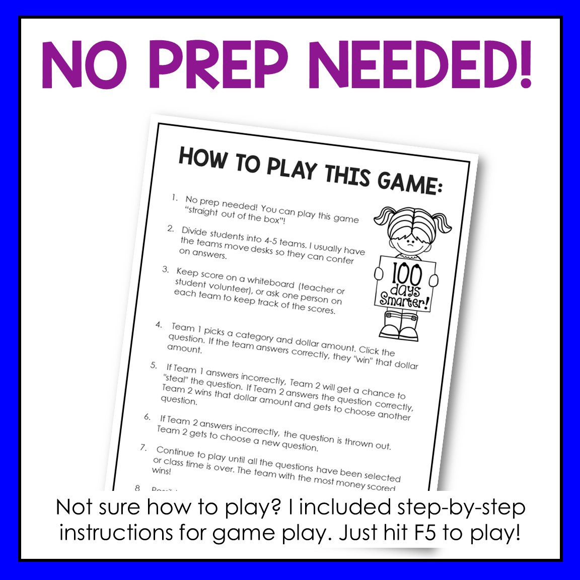 100th Day of School - PowerPoint Trivia Game - The Number 100 | Made By ...