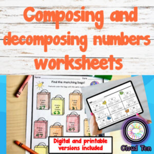 Composing and Decomposing Numbers up to 120 Worksheets | Made By Teachers