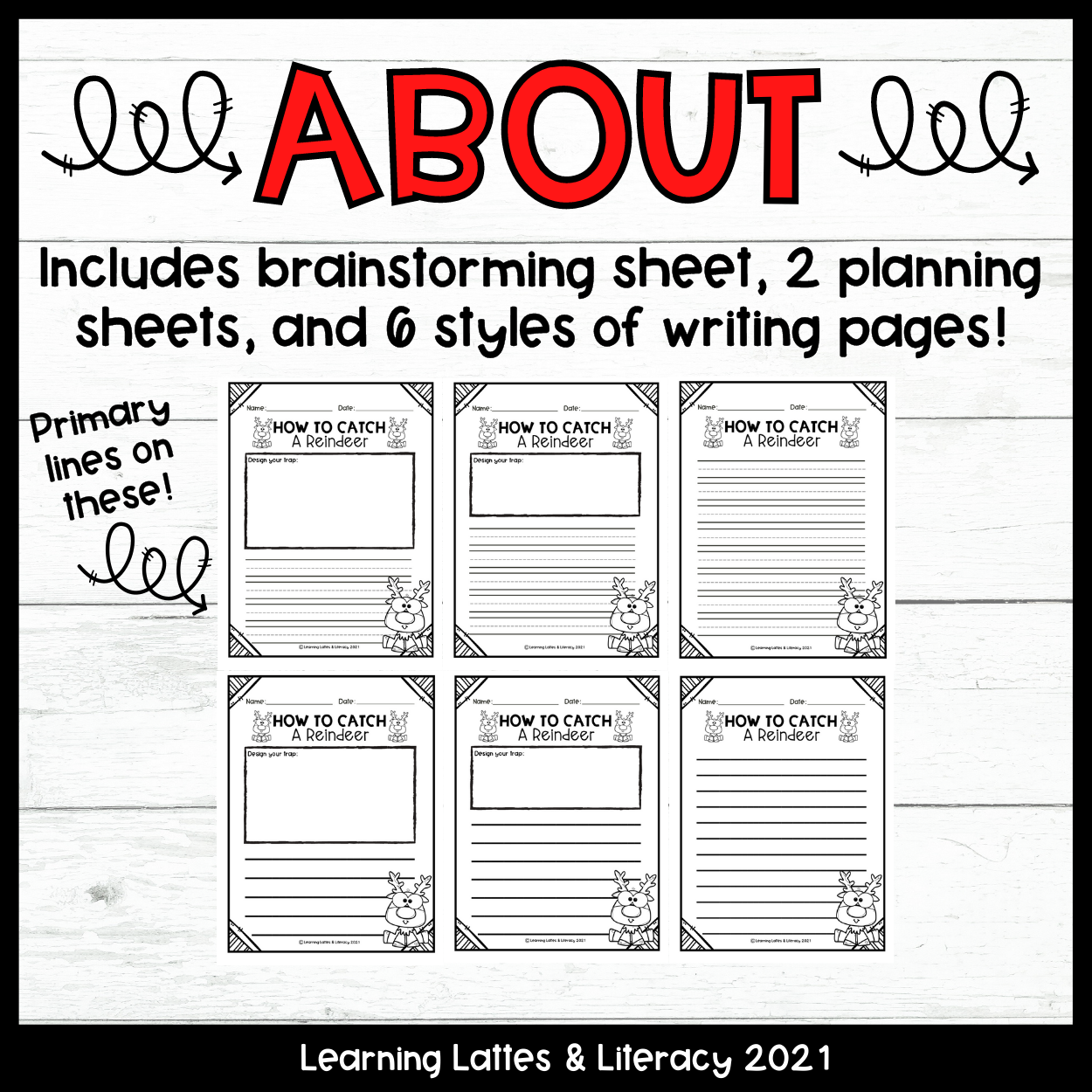 How to Catch A Reindeer Writing Activity How To Holiday Winter Writing ...